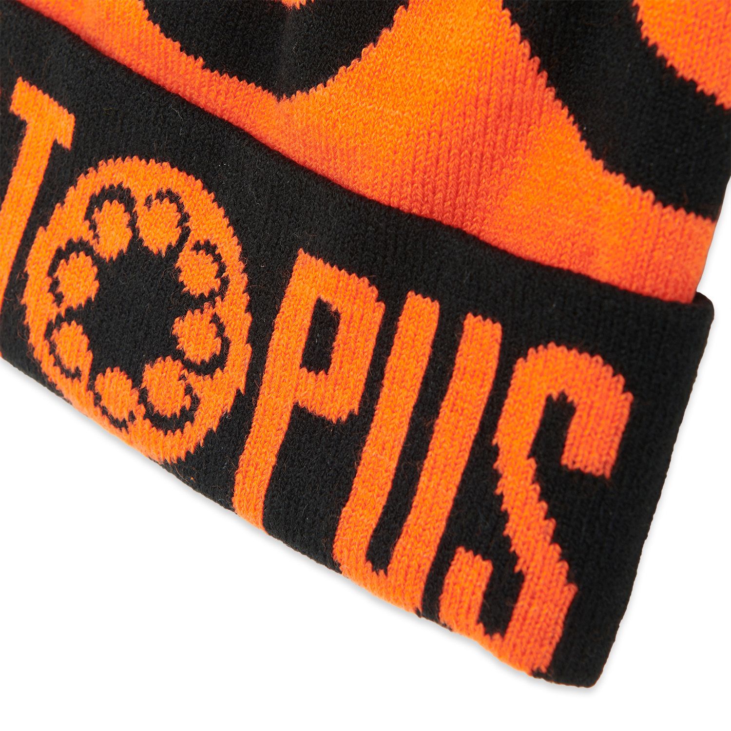 OCTOPUS POM-POMS LOGO - Beanie ORANGE