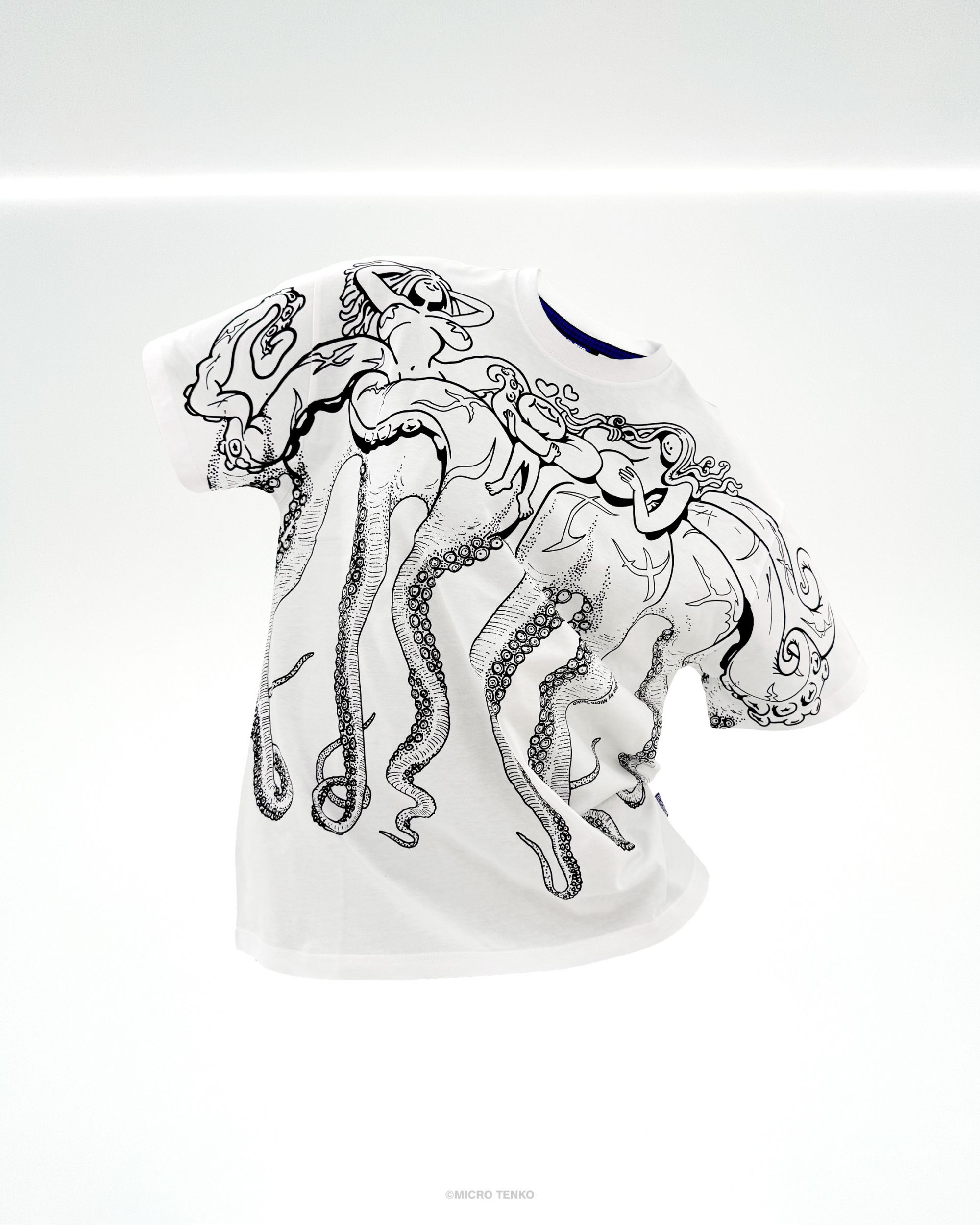 Octopus Outline Series - Four artists and an Outline as a canvas.