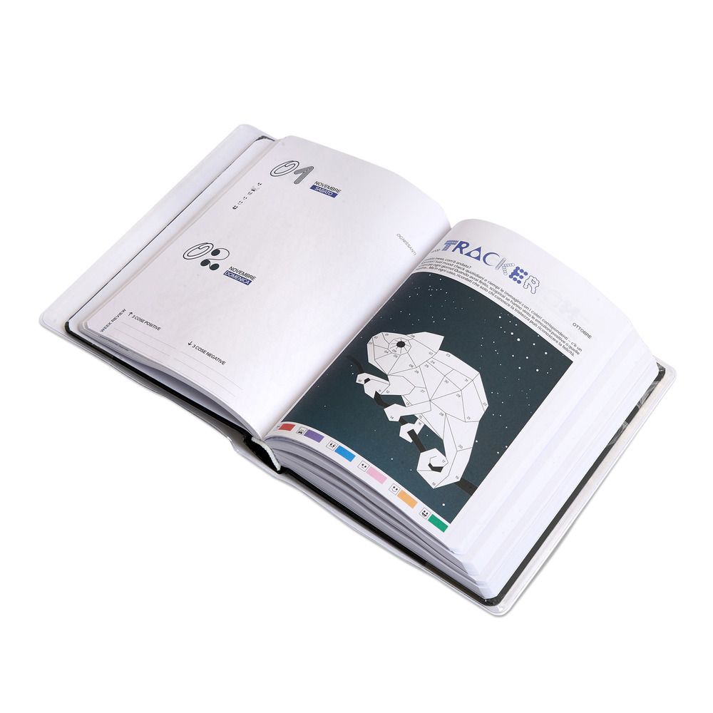 BEYOU Diary Octopus Tribal 25/26 - BEYOU Easy Diary Silver