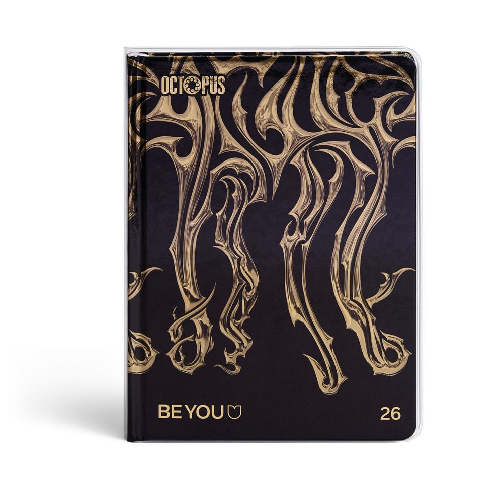 BEYOU Diary Octopus Tribal 25/26 - BEYOU Easy Diary Oro